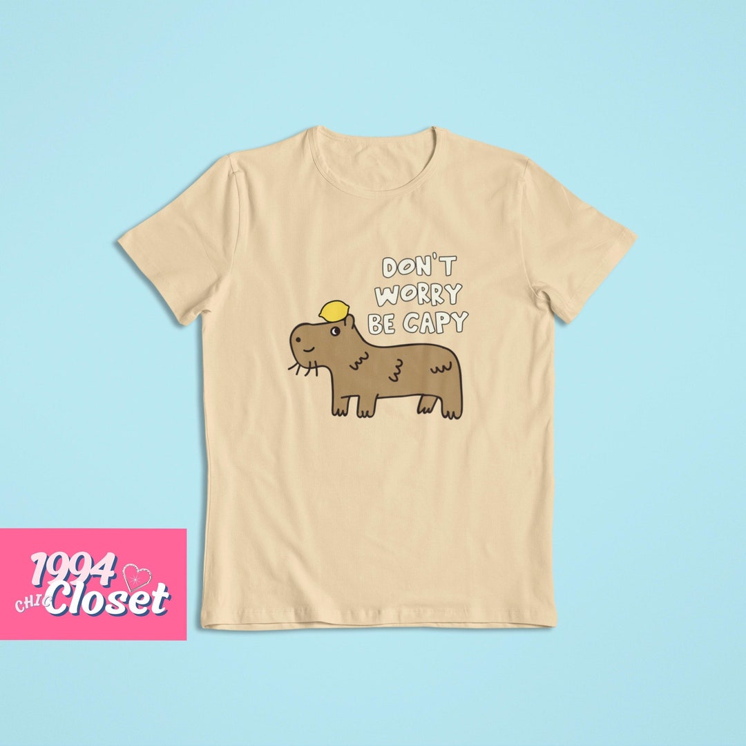 Capybara Shirt Motivational Quotes Positive Shirt Animal Lover - Etsy