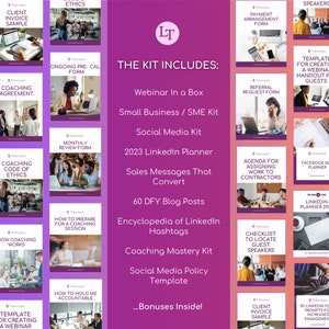 9 Media Kits Mega Bundle, Brand Kit Template, Small Business Branding ...
