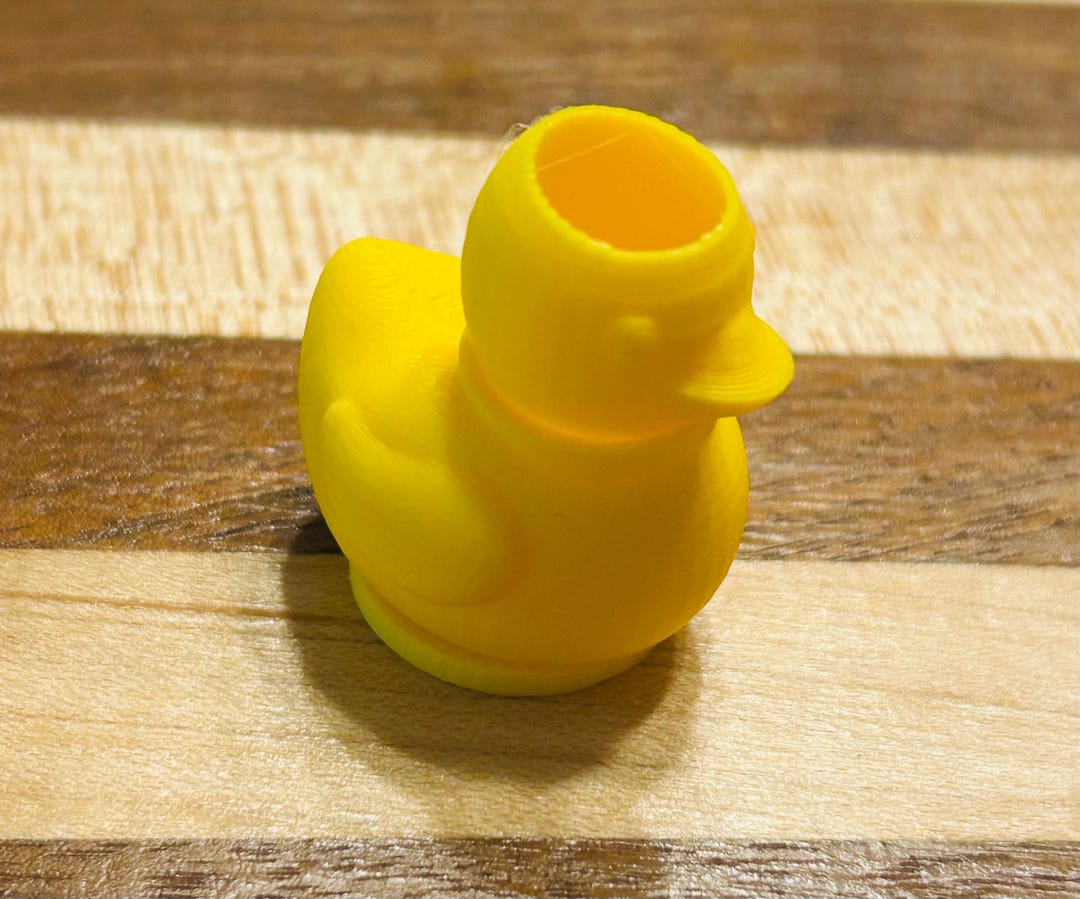 Yellow Duck Straw Topper for Stanley Cup – 3D Printed Kawaii Drink ...