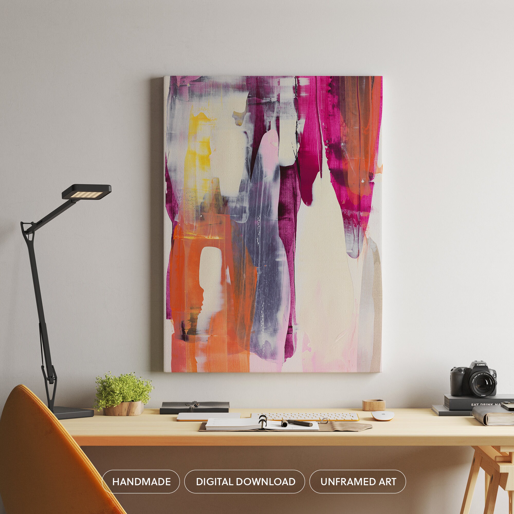 Abstract Wall Art for Living Room Abstract Digital Art Print Modern ...