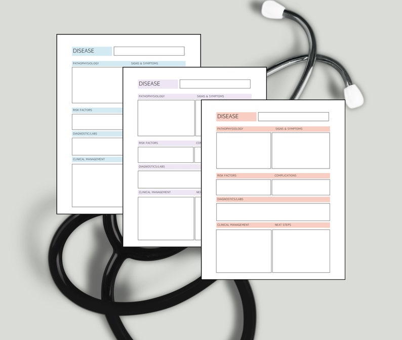 Disease Pathology Template, Pathology PDF, Pathophysiology Guide ...