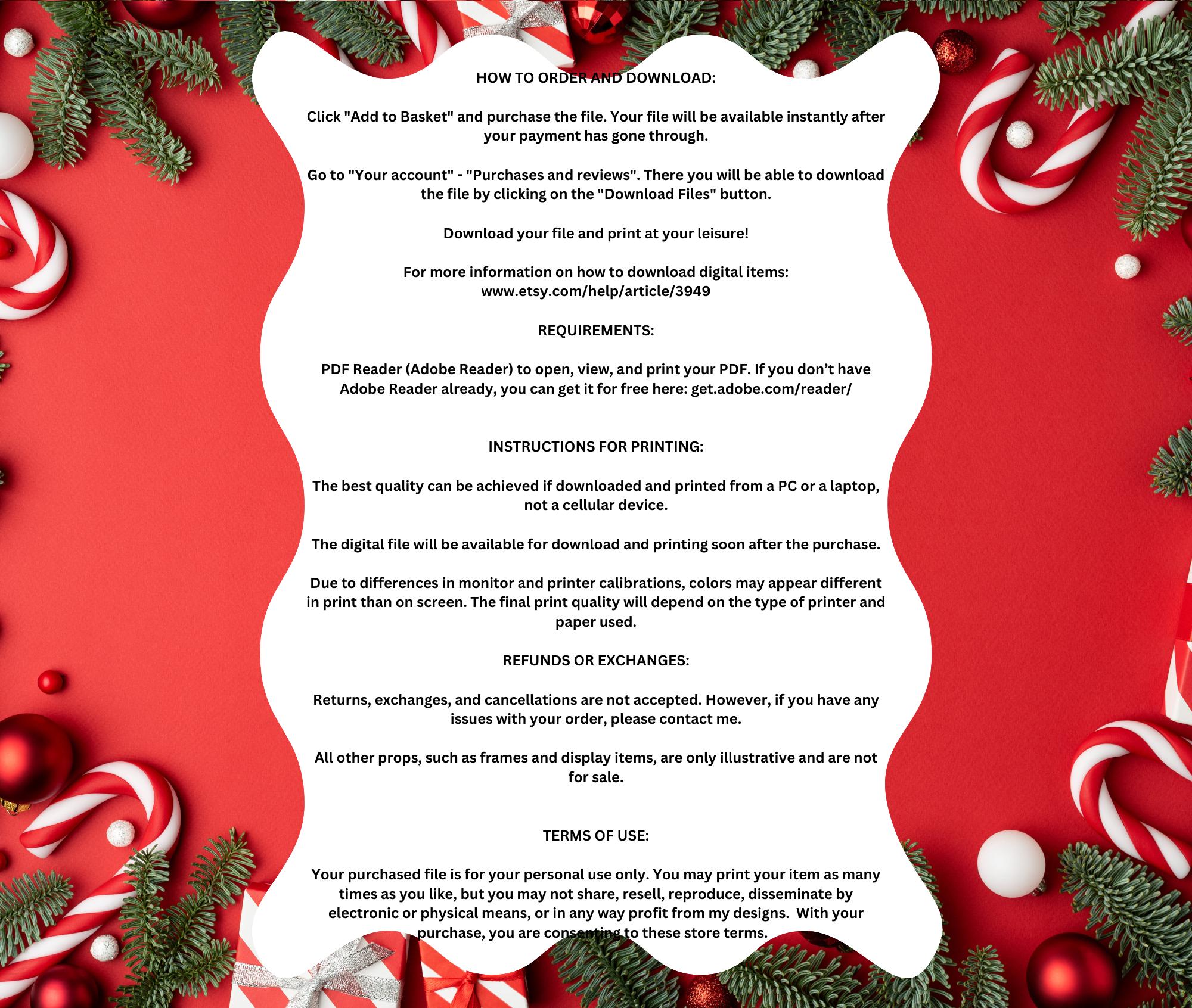 Secret Santa Questionnaire, Christmas Wish List, Letter to Santa, Gift ...