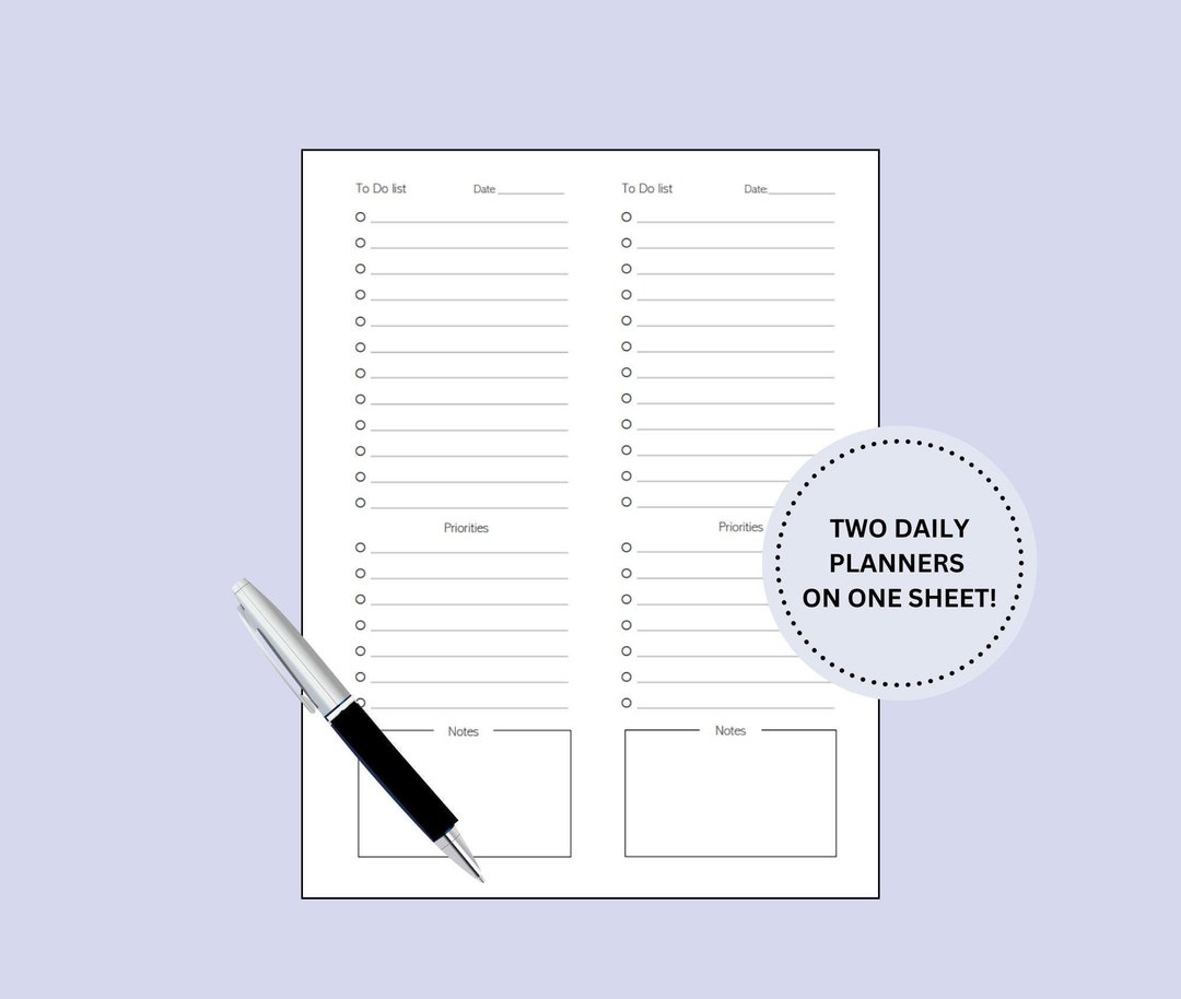 To Do List Template,daily Task Printable,daily Planner,plan Your Day ...