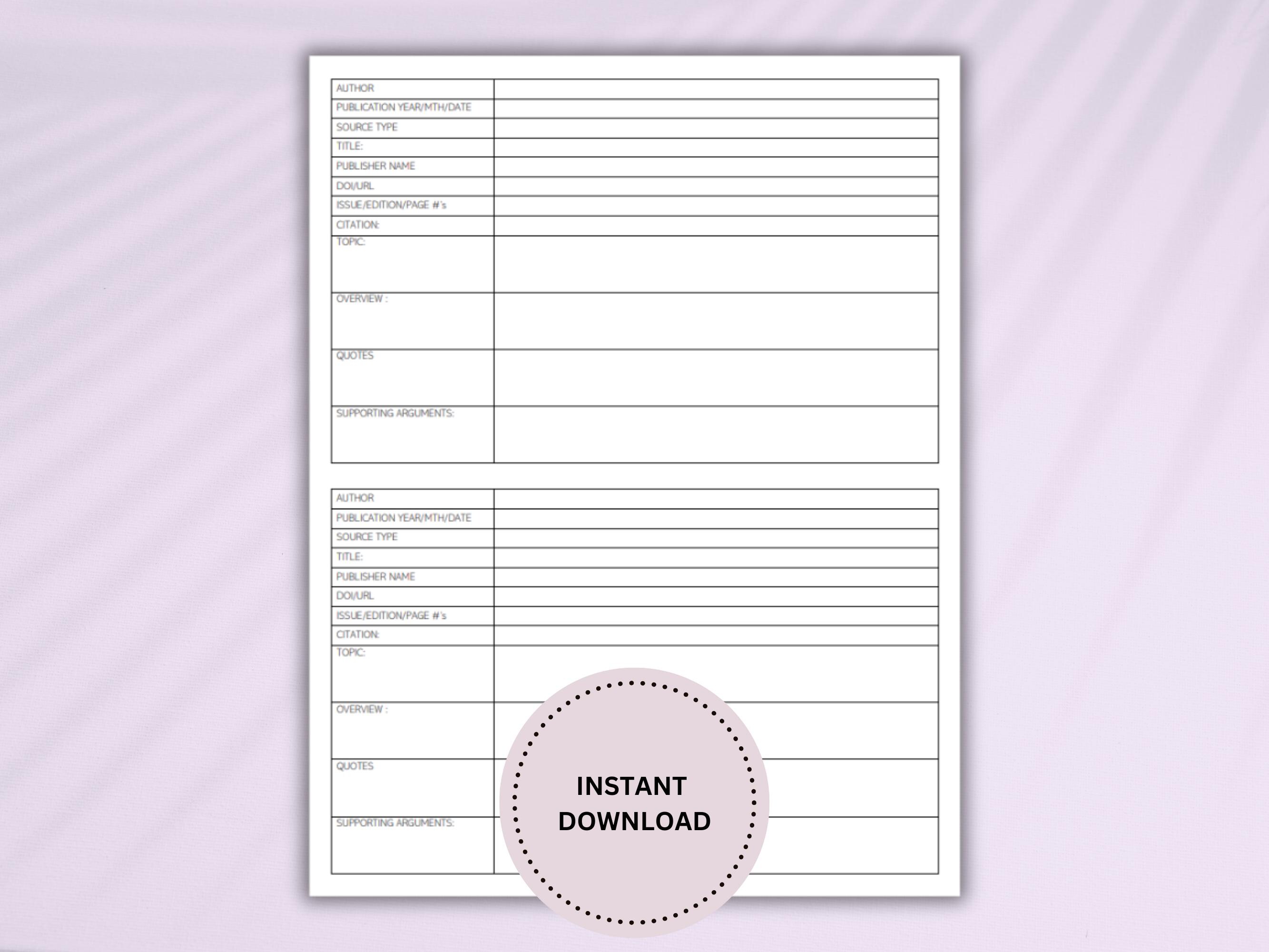 Editable Note Taking Bundle, Nursing School Notes Template, Class Note ...