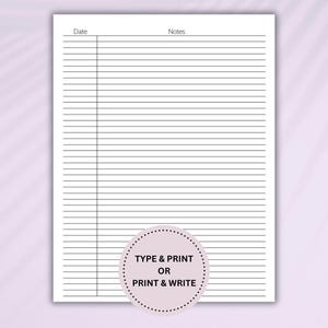 Editable Note Taking Bundle, Nursing School Notes Template, Class Note ...