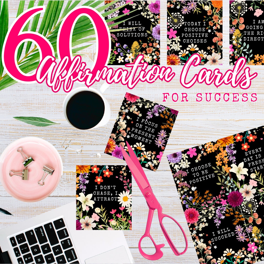 Affirmation Cards for Success Positive Motivational Quotes Card Deck ...