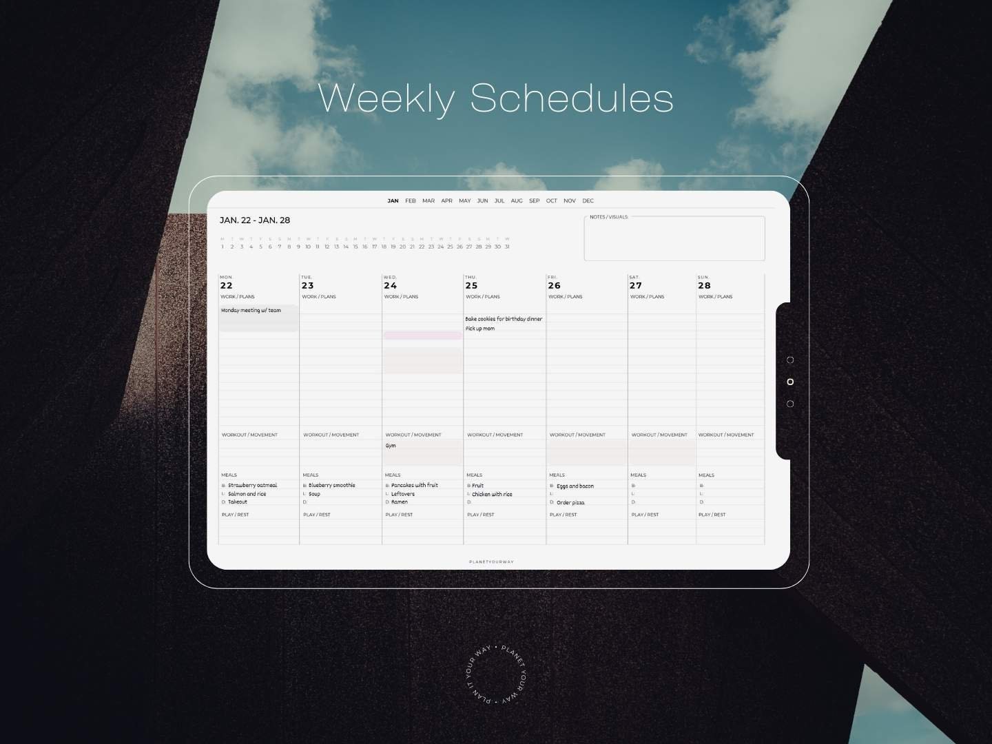 Original Planner 2024 Full Year Digital Planner | iPad Planner ...