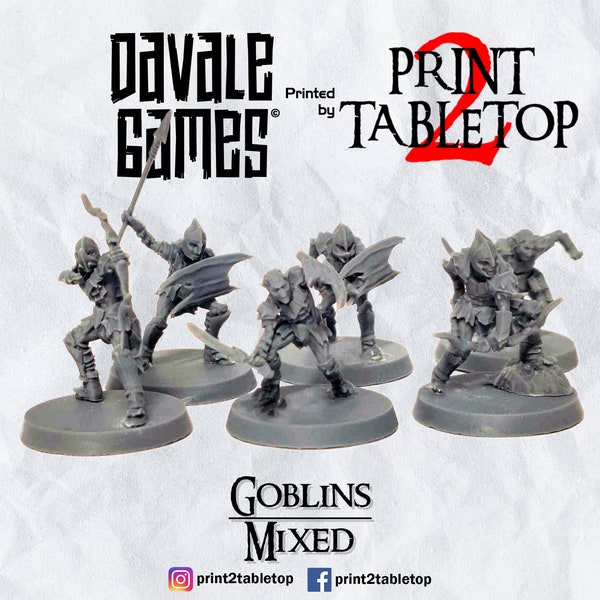 28mm Goblin Miniatures - Etsy