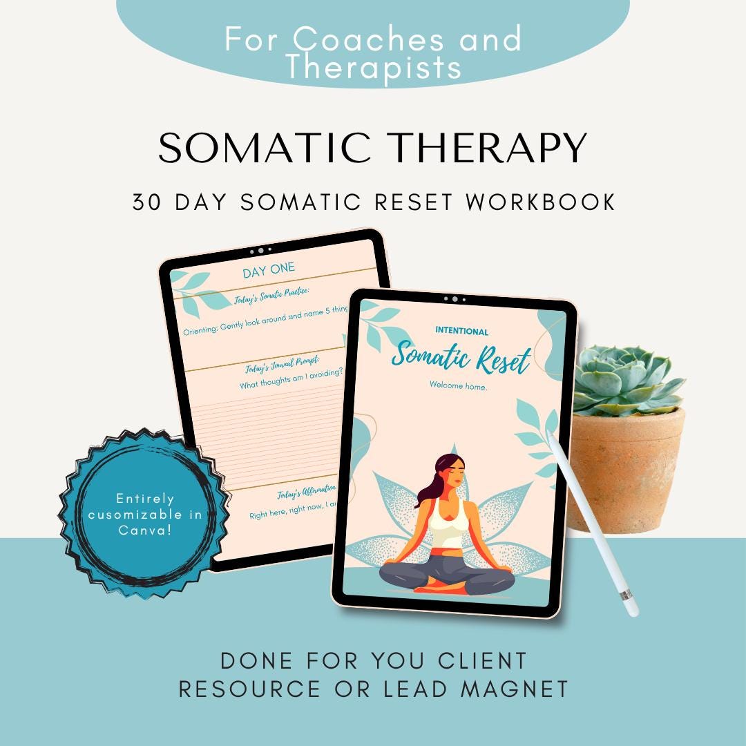 Somatic Therapy Workbook for Coaches and Consultants: Lead Magnet ...