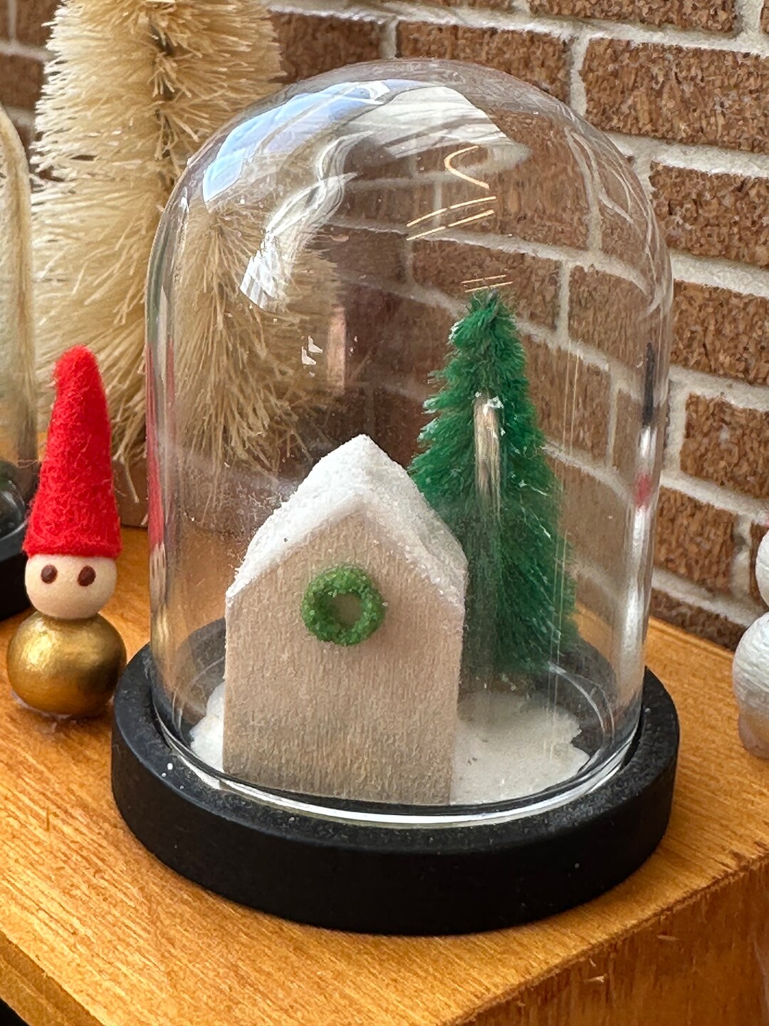 Miniature Christmas Tree Cloche - Etsy
