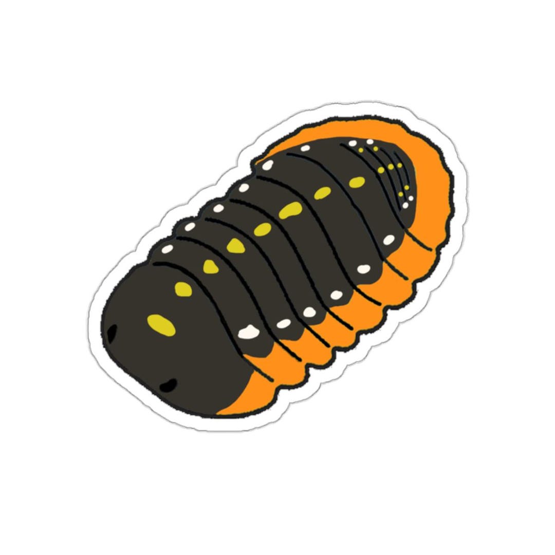 Cute Isopod Sticker, Gift for Isopod Lovers, Insect Lovers Gift, Rubber ...