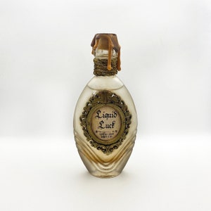 Liquid Luck Potion Magic Apothecary Herbology Glass Bottle Prop - Etsy