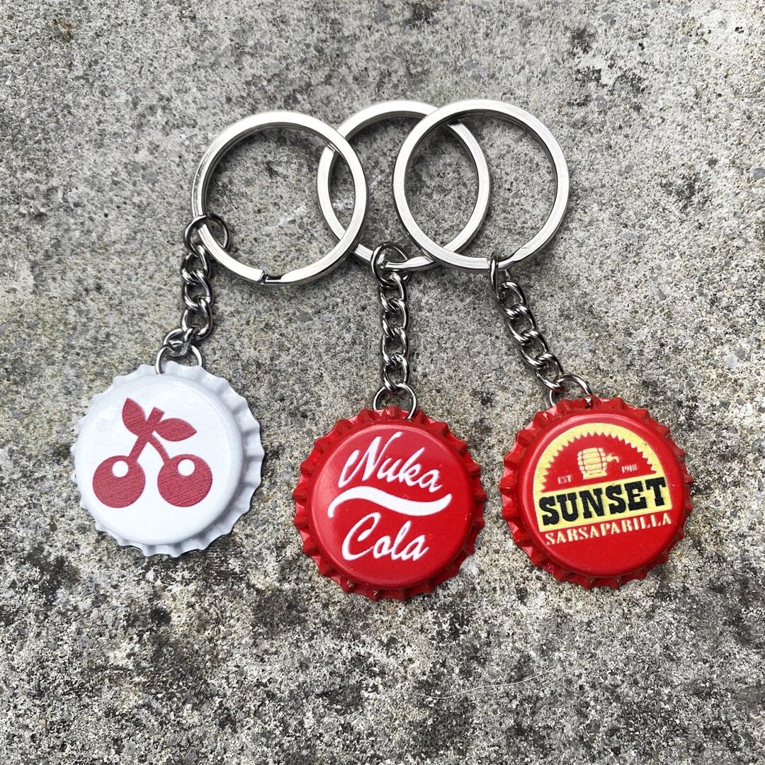 Cola Sunset Sarsaparilla Cherry Bottle Cap Keyring - Etsy