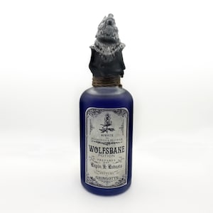 Wolfsbane Magic Potion Apothecary Herbology Glass Bottle Prop **does ...