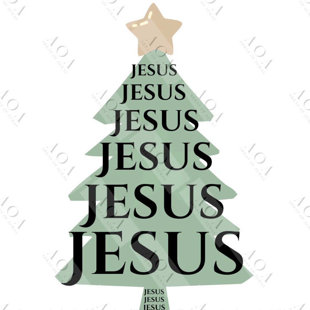 Jesus Tree SVG PNG, Tree Svg, Christian Svg, Faith Svg, Religious Svg ...