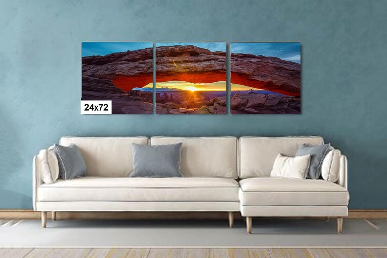 Mesa Arch Canvas Print: Canyonlands National Park Sunrise Wall Art - Etsy