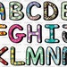 Nurse Alphabet Bundle Colorful Nursing Life Font Nurse PNG Letters ...