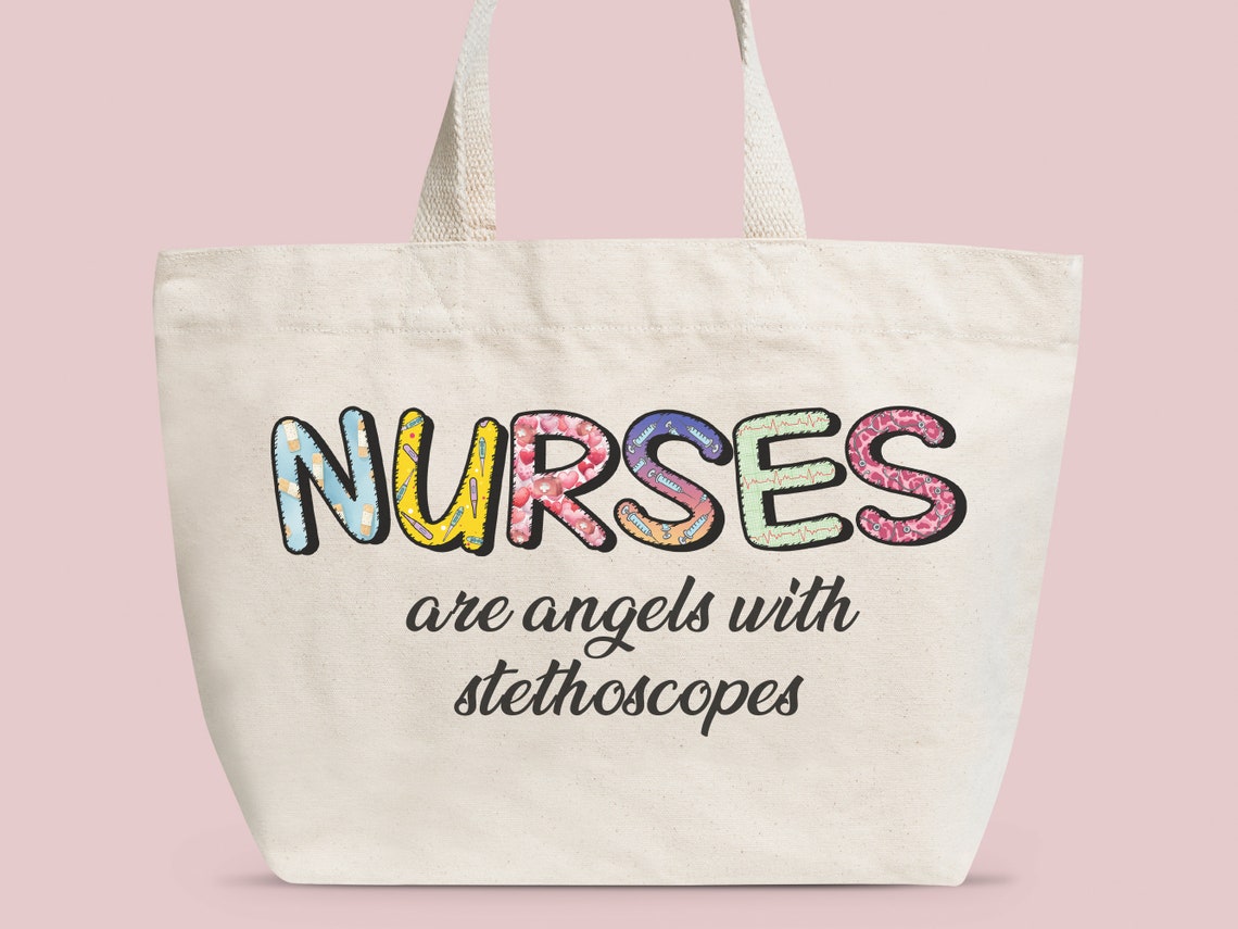 Nurse Alphabet Bundle Colorful Nursing Life Font Nurse PNG Letters ...