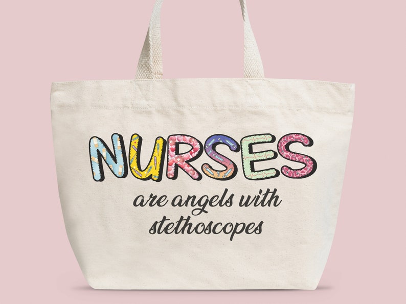 Nurse Alphabet Bundle Colorful Nursing Life Font Nurse PNG Letters ...