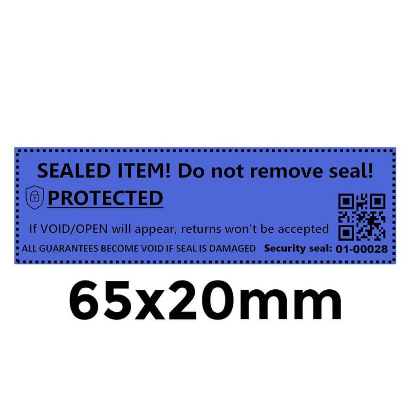 Security Seals Tamper Seals Tamper Proof Stickers Warranty Void Sticker ...