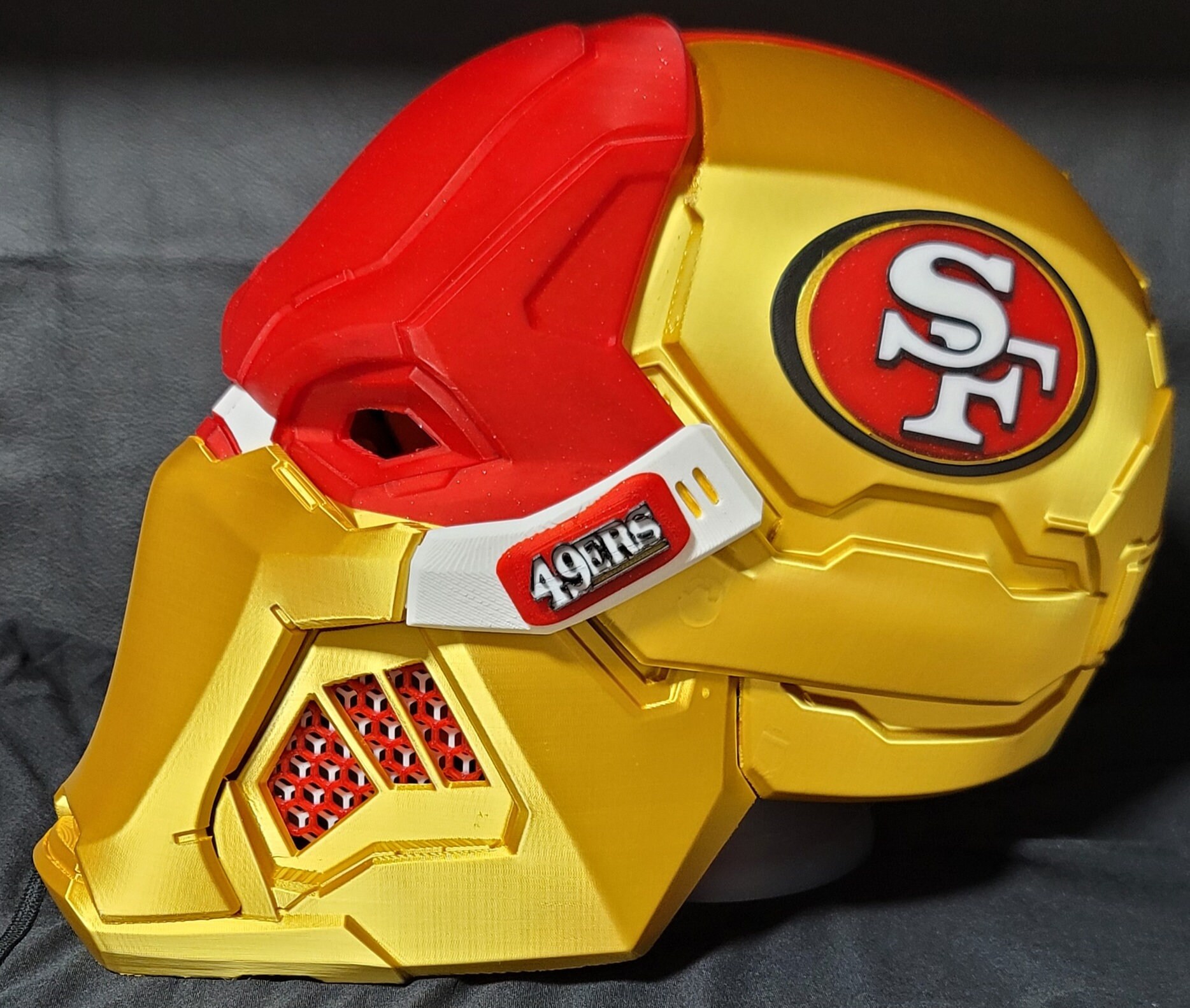49ERS Iron Hood Helmet. - Etsy