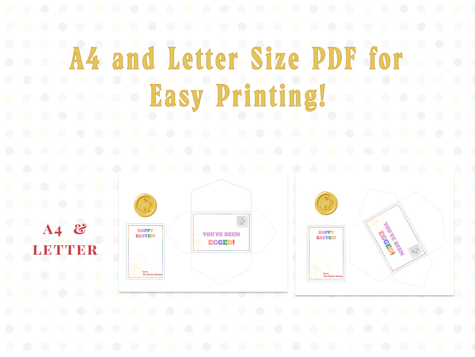 Easter Bunny Letter You've Been Egged, Egg Hunts, Scavenger Hunts, or ...
