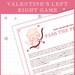 Left Right Game for Valentine's | Pass the Gift Game, Valentine's Games ...