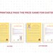 Easter Left Right Game Easter Egg Exchange Pass the Present Game Easter ...