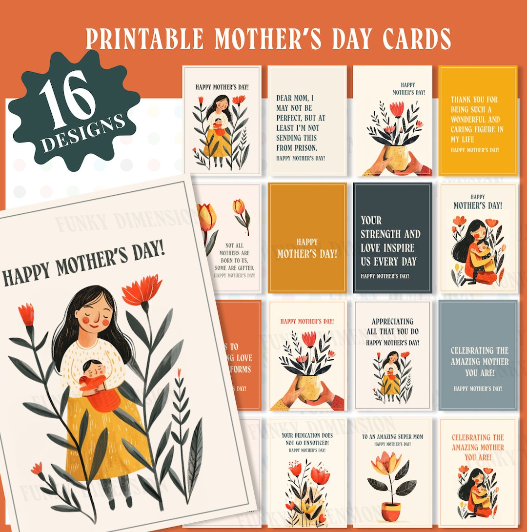 Printable Mother's Day Cards for Coworkers, Friends, and Family ...