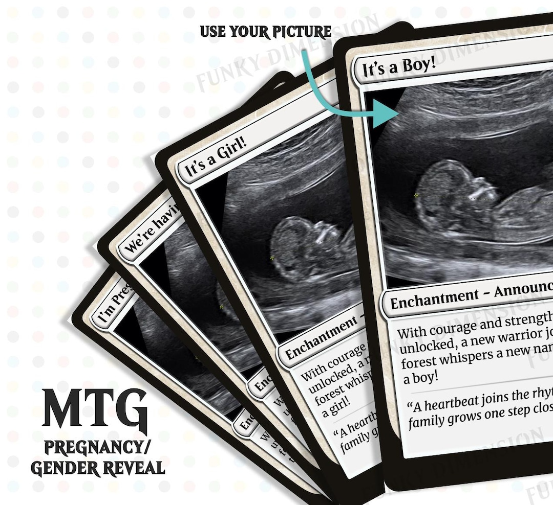 MTG Pregnancy Reveal Card - Custom Alternate Art Printable Magic Cards ...