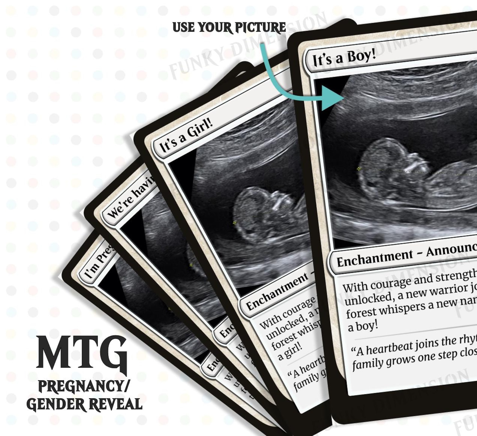 MTG Pregnancy Reveal Card - Custom Alternate Art Printable Magic Cards ...