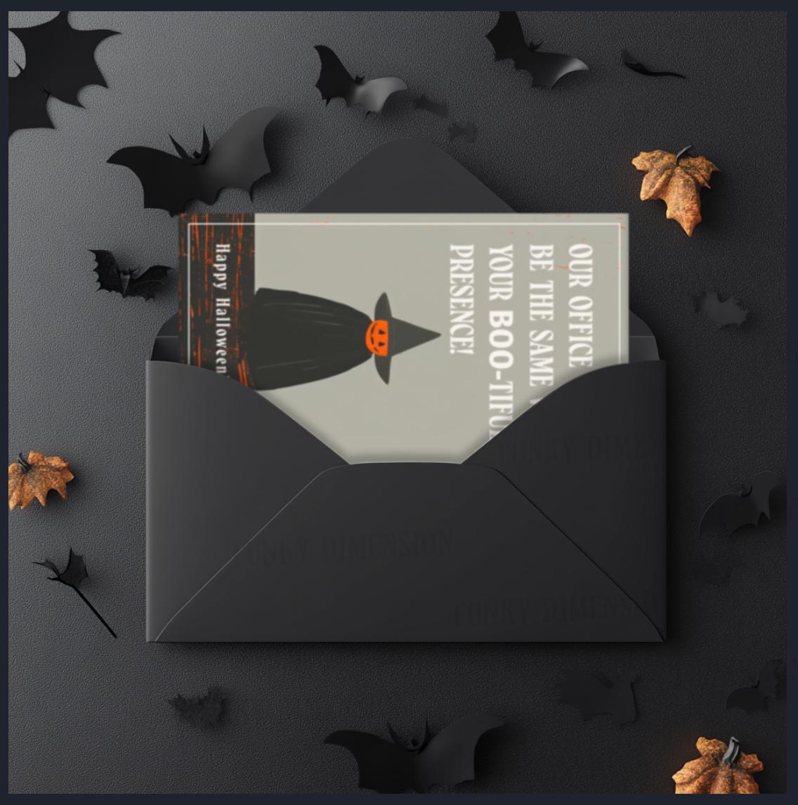 Printable Happy Halloween Cards for Coworkers–appreciation Celebration ...