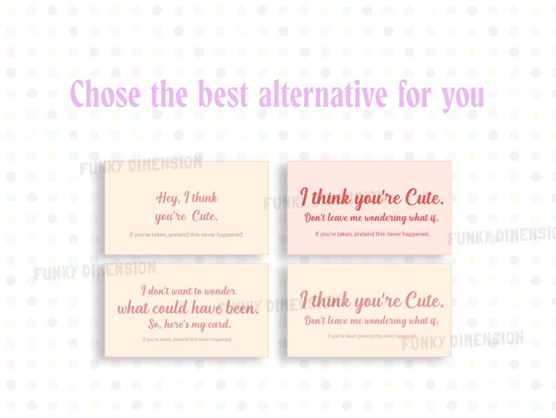 Printable Flirty Business Cards | First Move | Flirt Date Card | Party ...