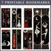 Printable Bookmarks Night Circus Inspired for Book Lovers, Illusionists ...