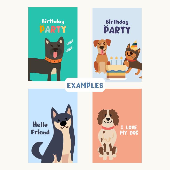 Cute Dog Font SVG OTF PNG, Doggie Alphabet Doodle Letters, Puppy ...