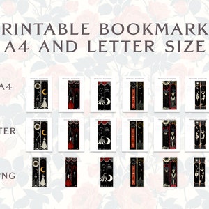 Printable Bookmarks | Night Circus Inspired for Book Lovers ...