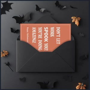 Printable Happy Halloween Cards for Coworkers –appreciation for ...