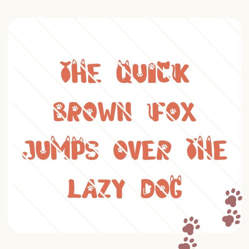 Kitty Cat Font SVG OTF PNG, Alphabet Doodle Letters Lettering Feline ...