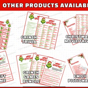 Christmas Movie Trivia Party Game Printable Christmas Game Night Fun ...