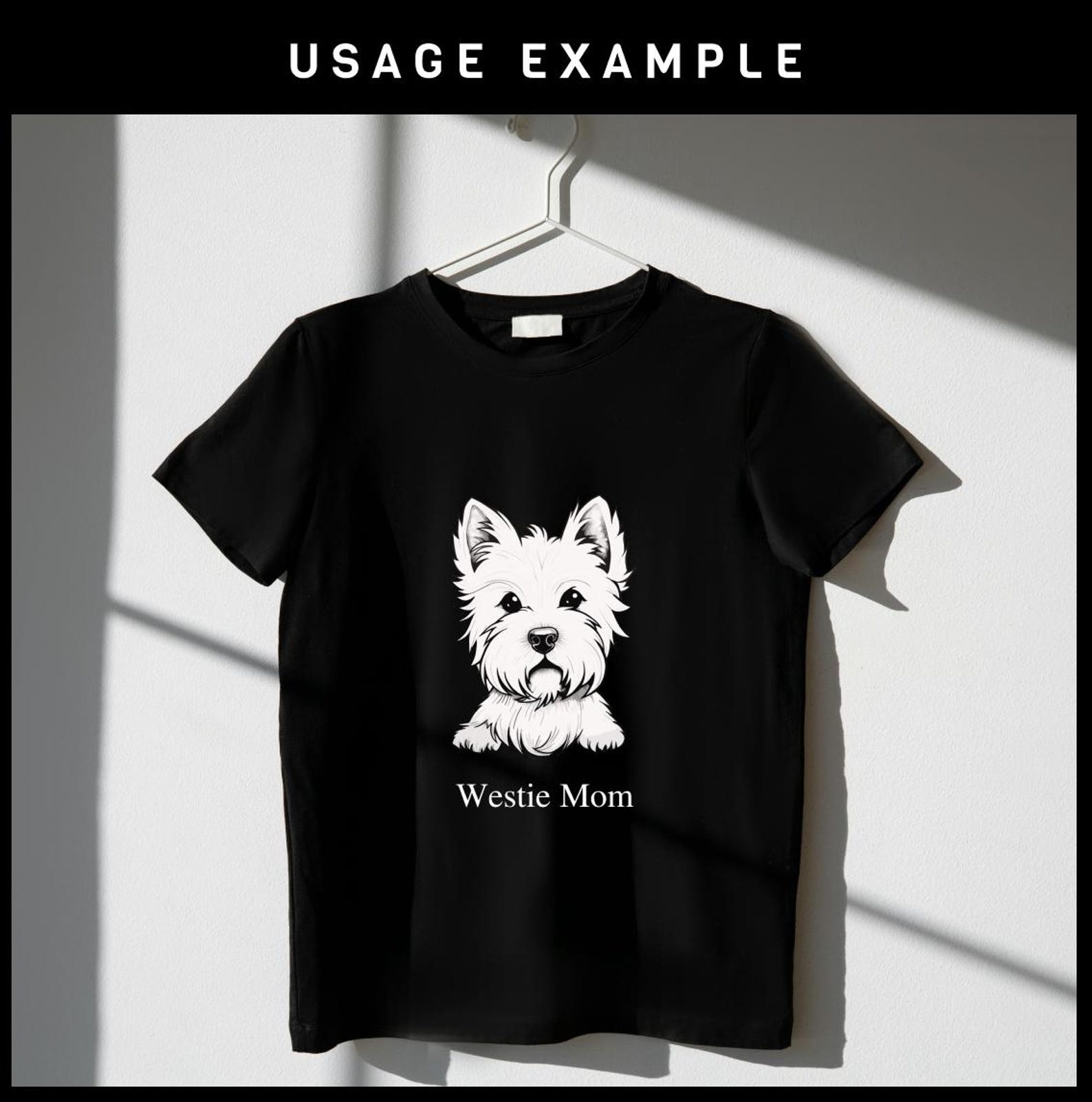 Westie Svg, Dog Svg and Png, Dog Mom Westie Art for Dog Lover Dog Breed ...