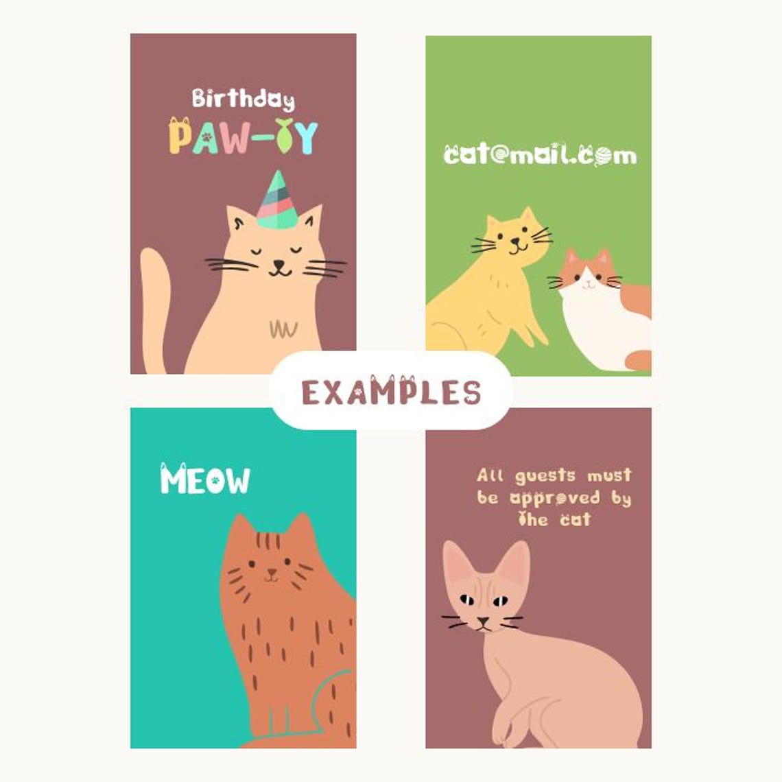 Kitty Cat Font SVG OTF PNG, Alphabet Doodle Letters Lettering Feline ...