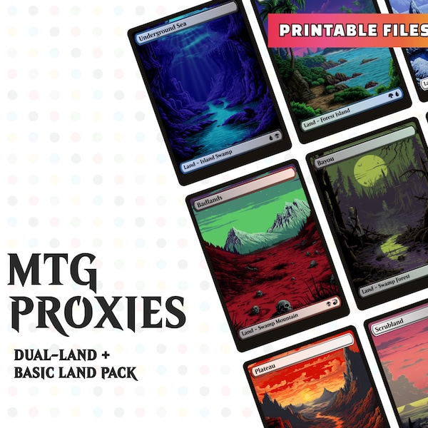 Mtg Dual Lands - Etsy