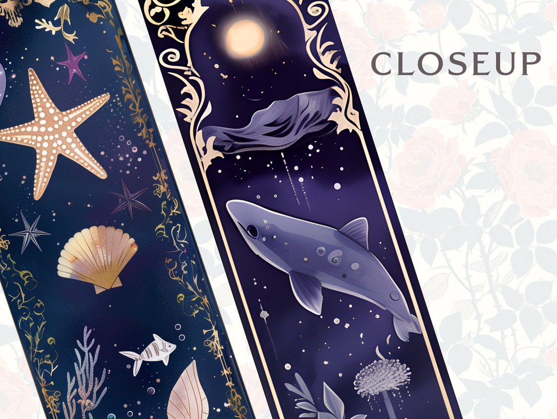 Printable Bookmarks | Under the Sea Magical for Book Lovers | Mermaid ...