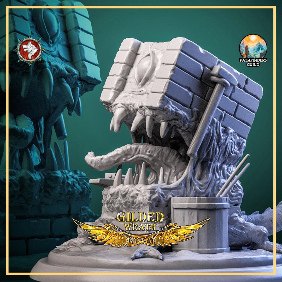 Forge Vault Mimic DnD Mini Pintura e Colecionador, DND Mini, WWT ...