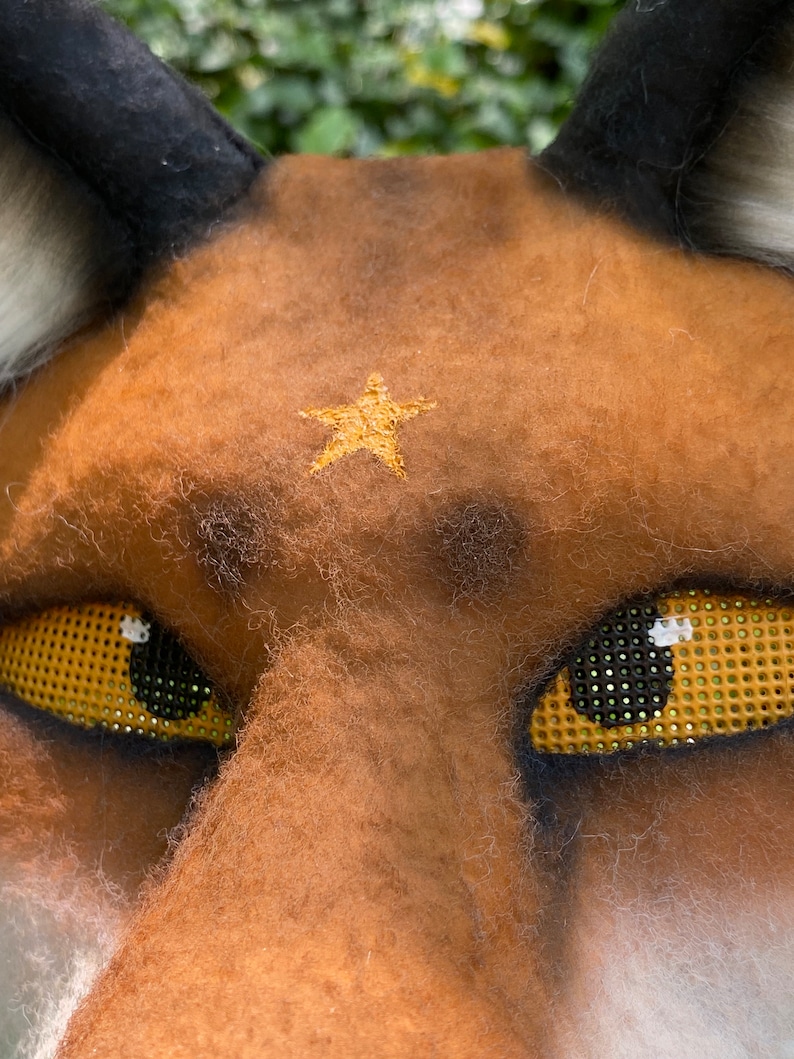 Red Fox Mask - Etsy
