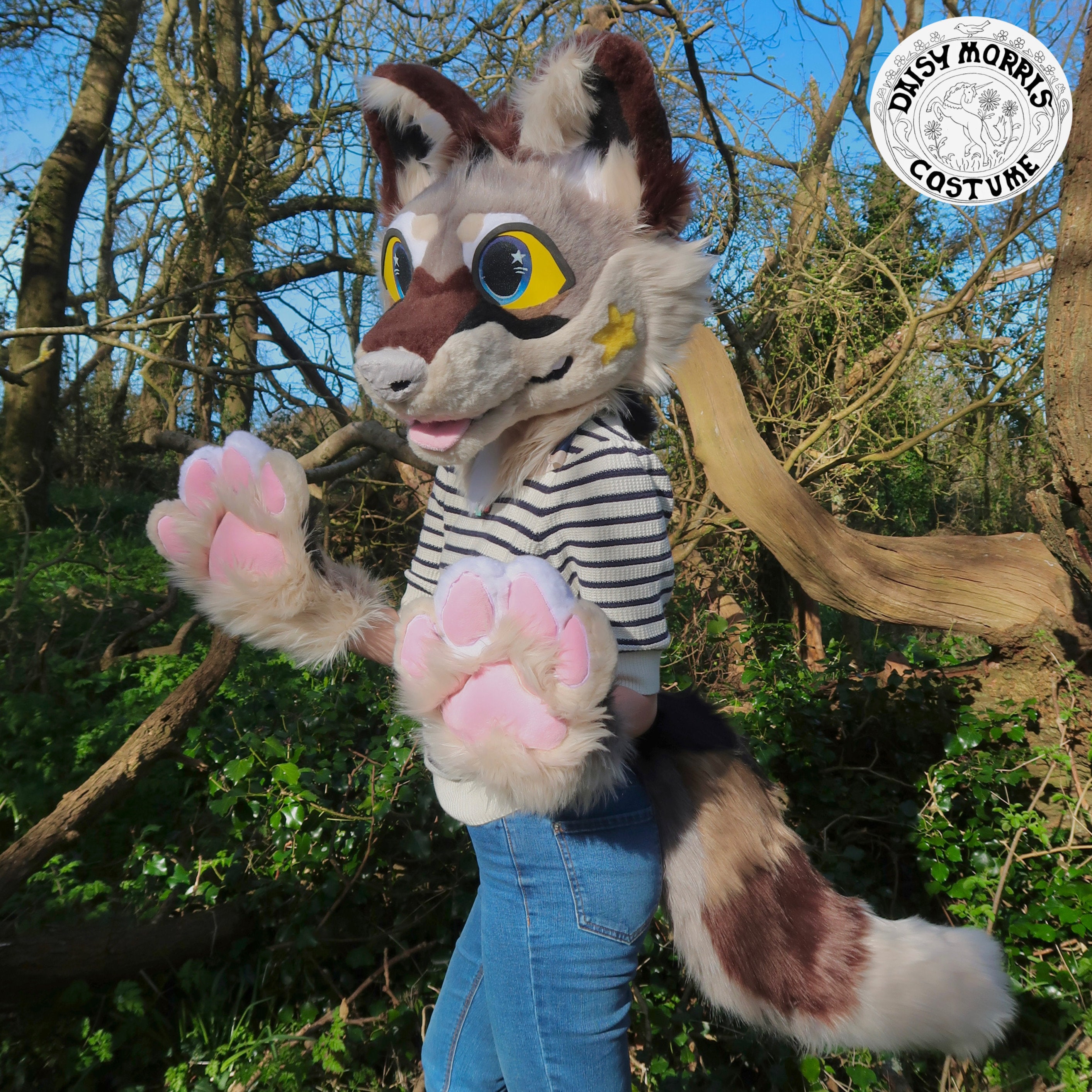 Starry Wolf Premade Fursuit Partial - Etsy