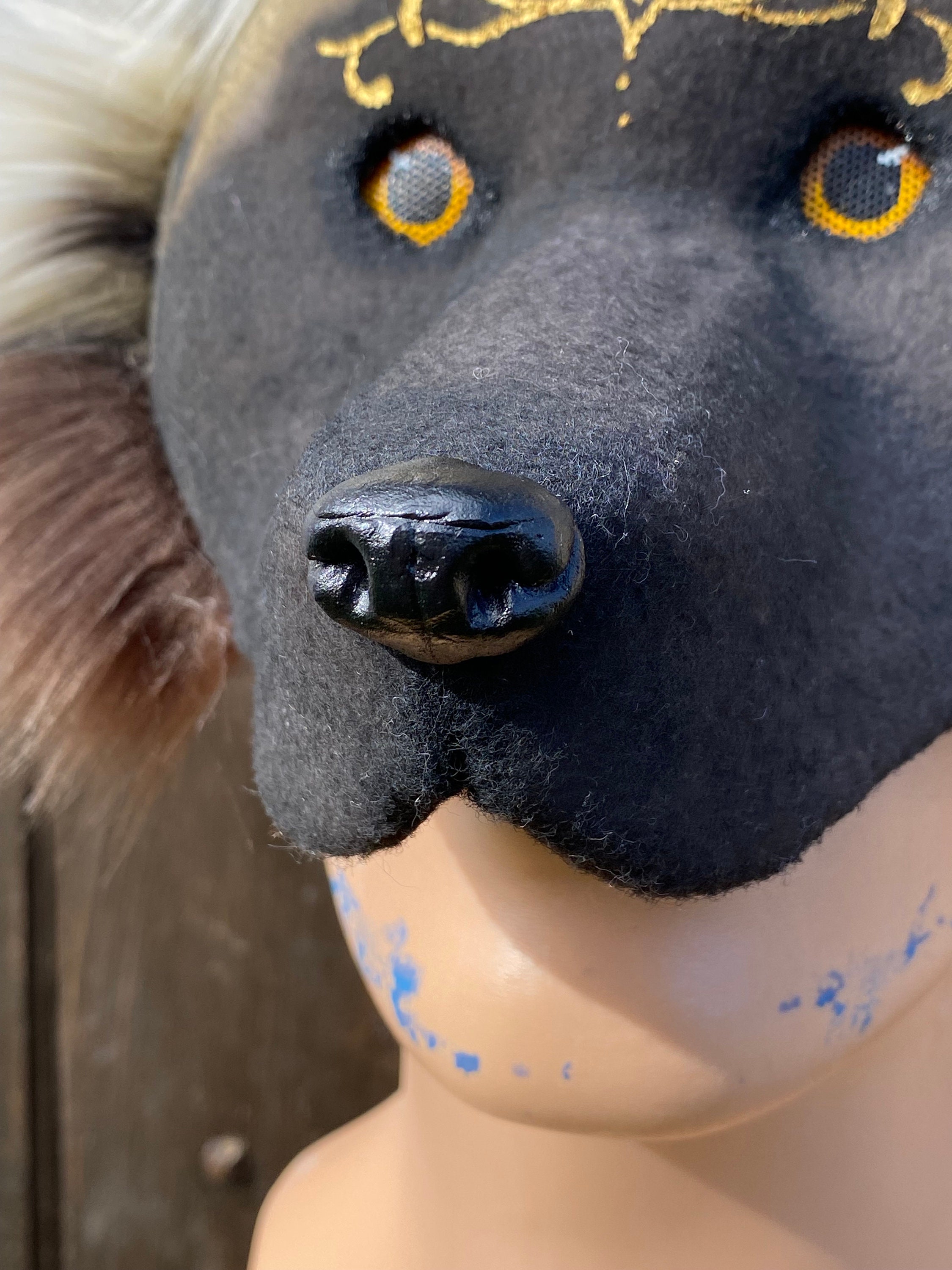 African Wild Dog Mask - Etsy
