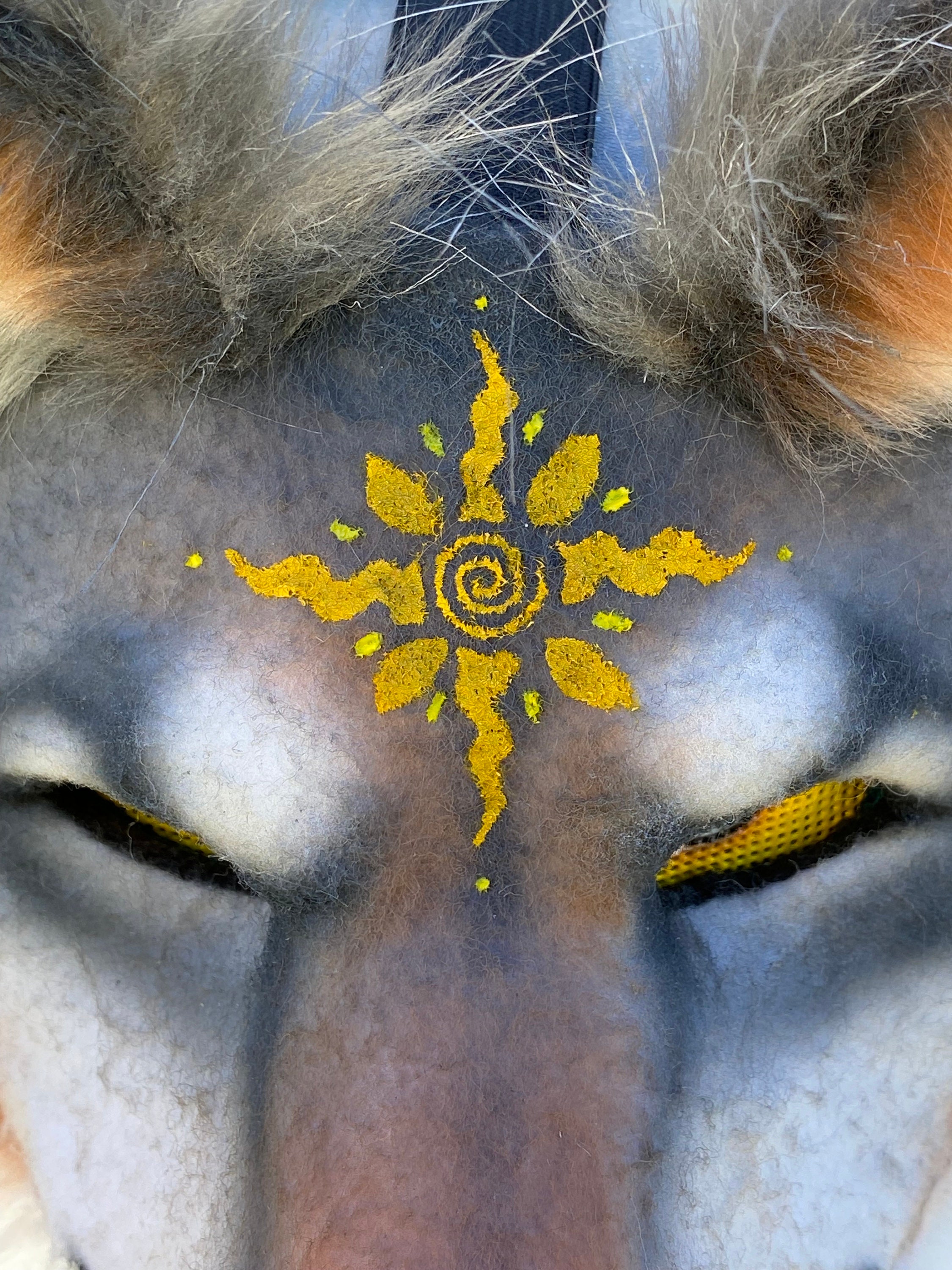 Summer Solstice Wolf Mask - Etsy