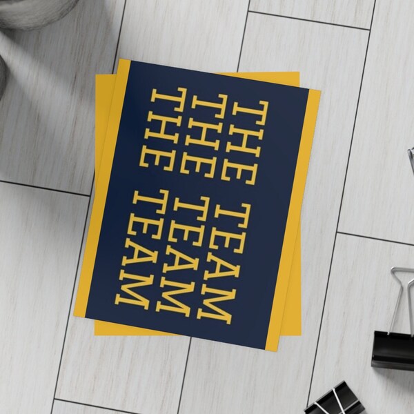 U of M Birthday Card - Etsy