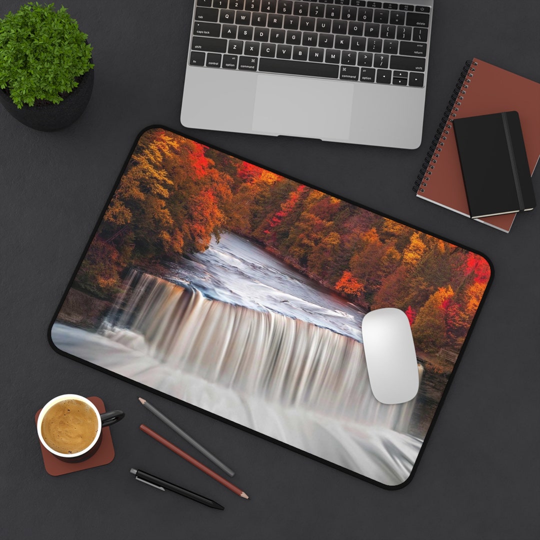 Thaquamenon Falls Desk Mat Great Lakes UP Yooper 906 Gift - Etsy
